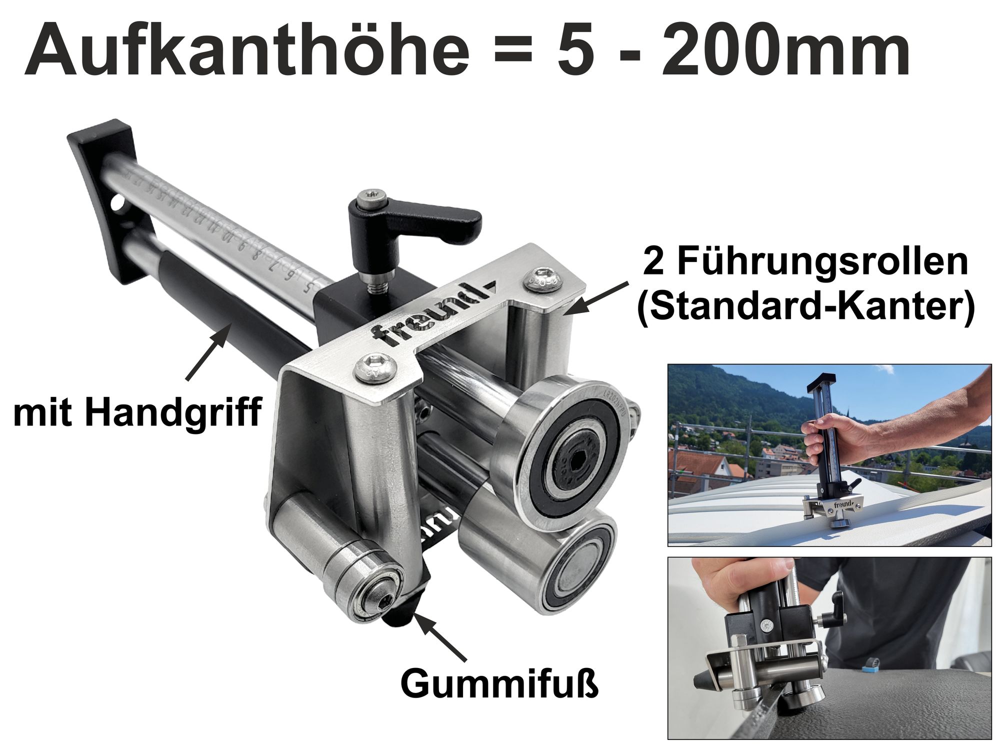 91711000 Standard-Kanter mit Handgriff (2 Rollen) kantet von 0-100 ...