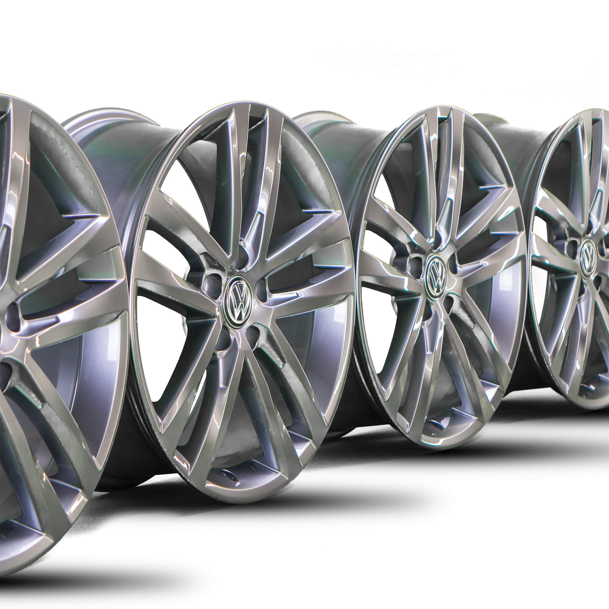 VW Golf 5 6 7 18 inch alloy wheels rim R line GTI GTD 5G0601025AF ...