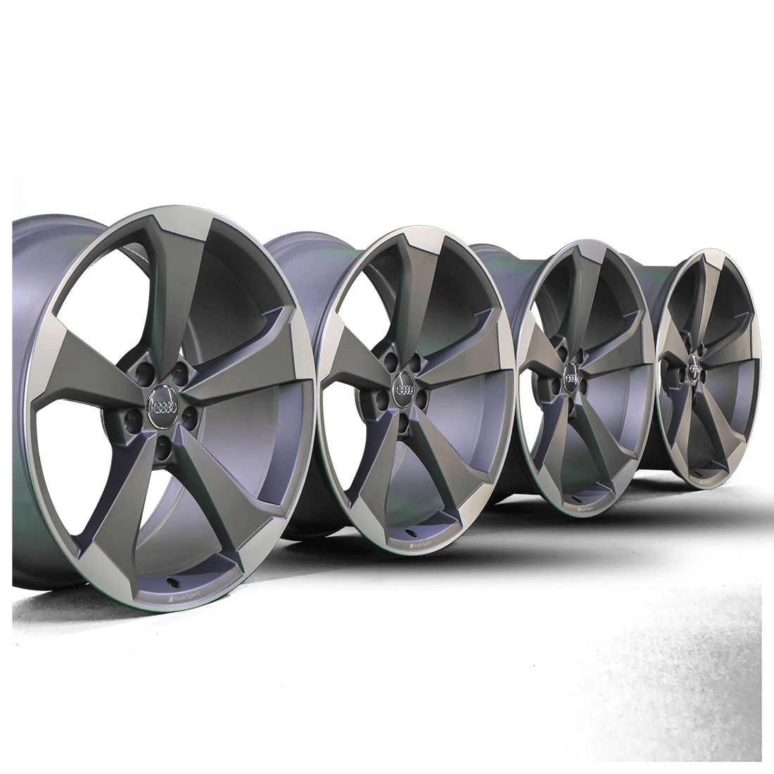 4x Audi 20 Inch Rims A5 S5 8W B9 Alloy Rims Rotor 8W0601025CF S