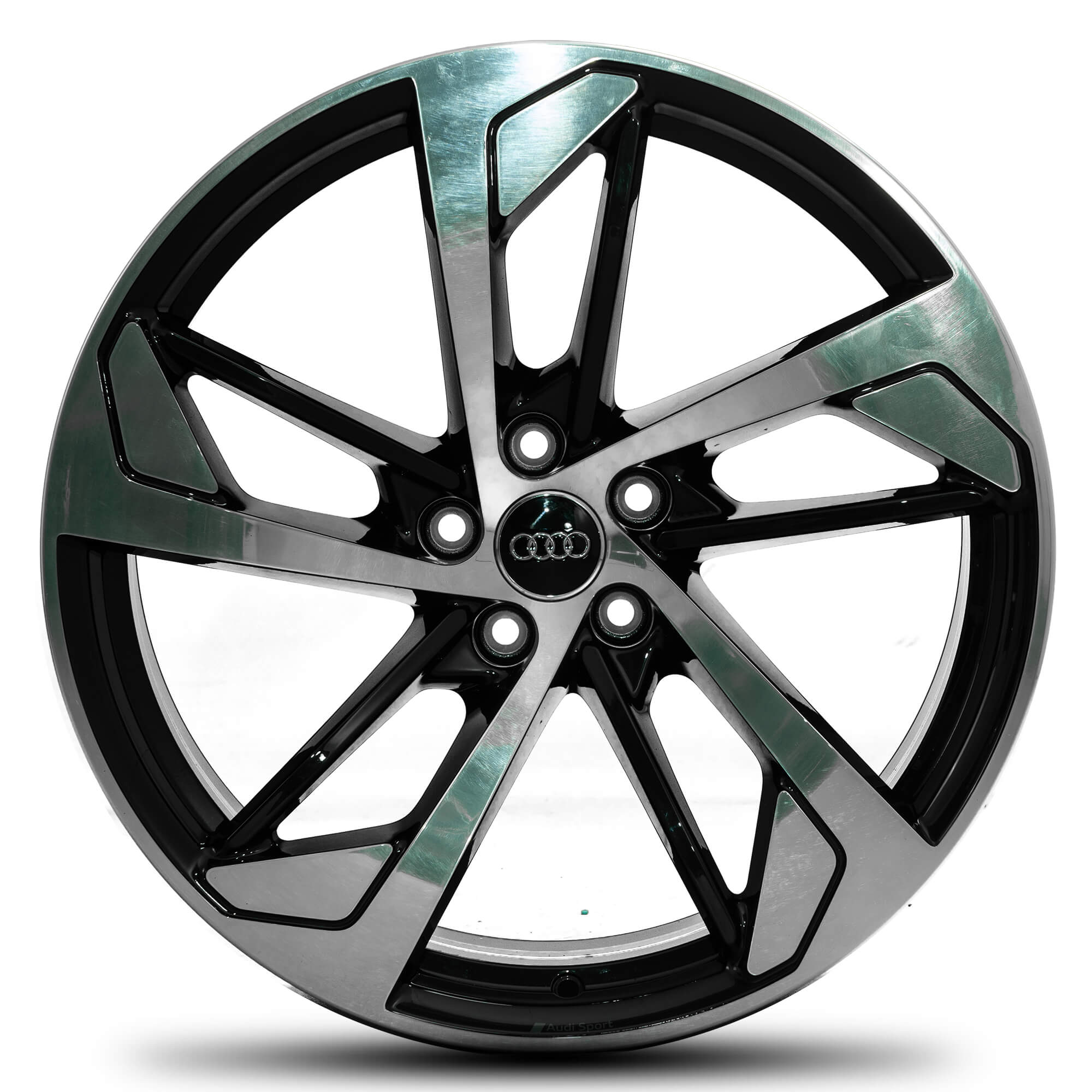 Audi 20 inch rims A5 S5 B8 8T 8W0601025CN Trapezoid black alloy rims NEW
