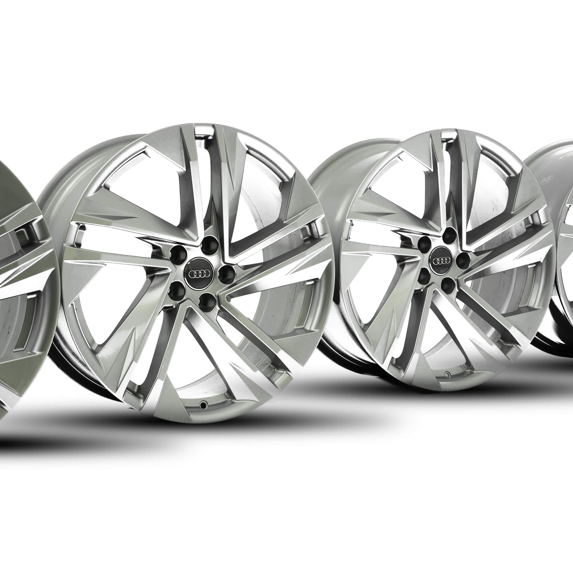 4x Audi 20 inch rims Q7 SQ7 4M 4M0601025BQ turbine alloy rims 9 x 20 ...