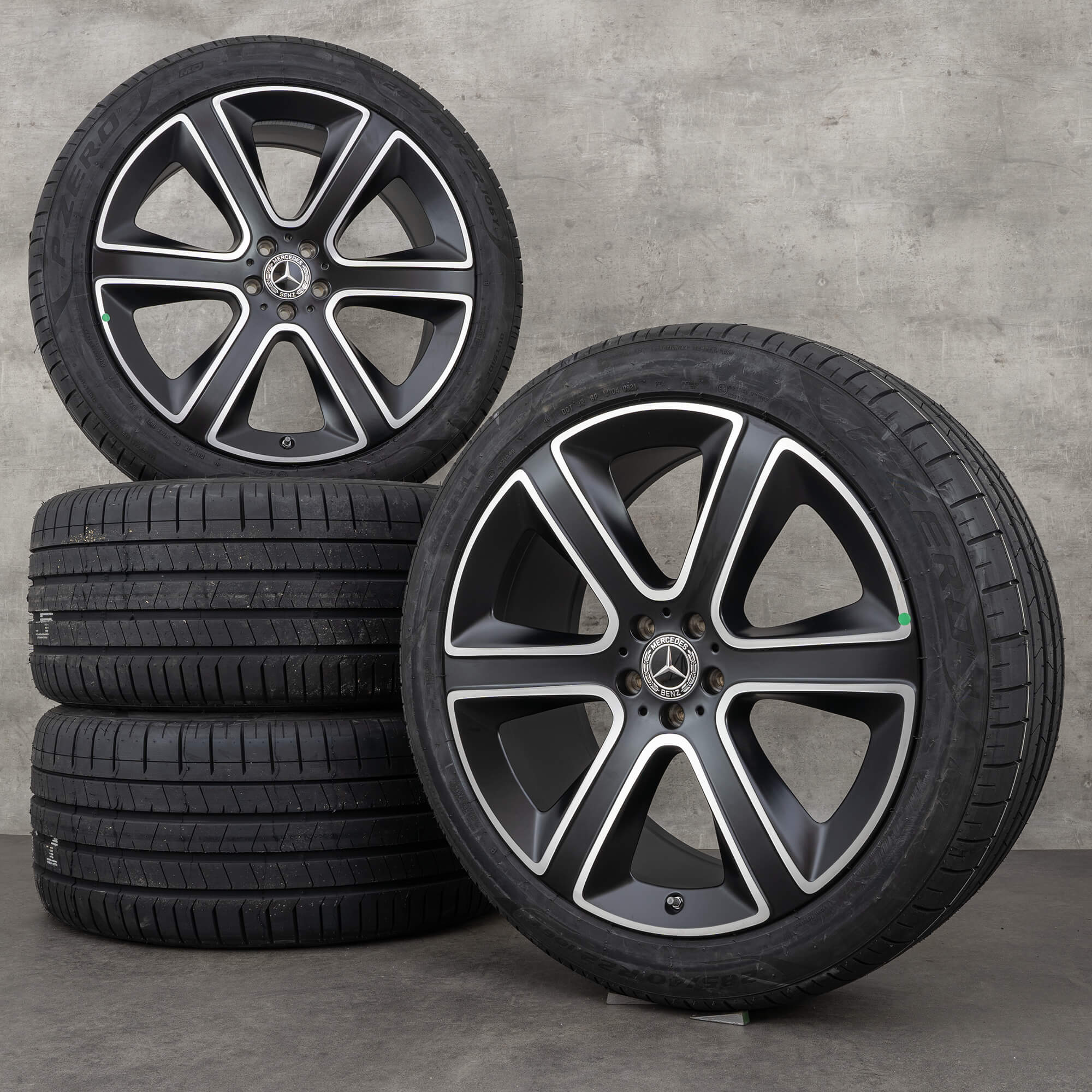 Mercedes Benz 22 inch rims GLE SUV V167 alloy rims summer tires summer ...