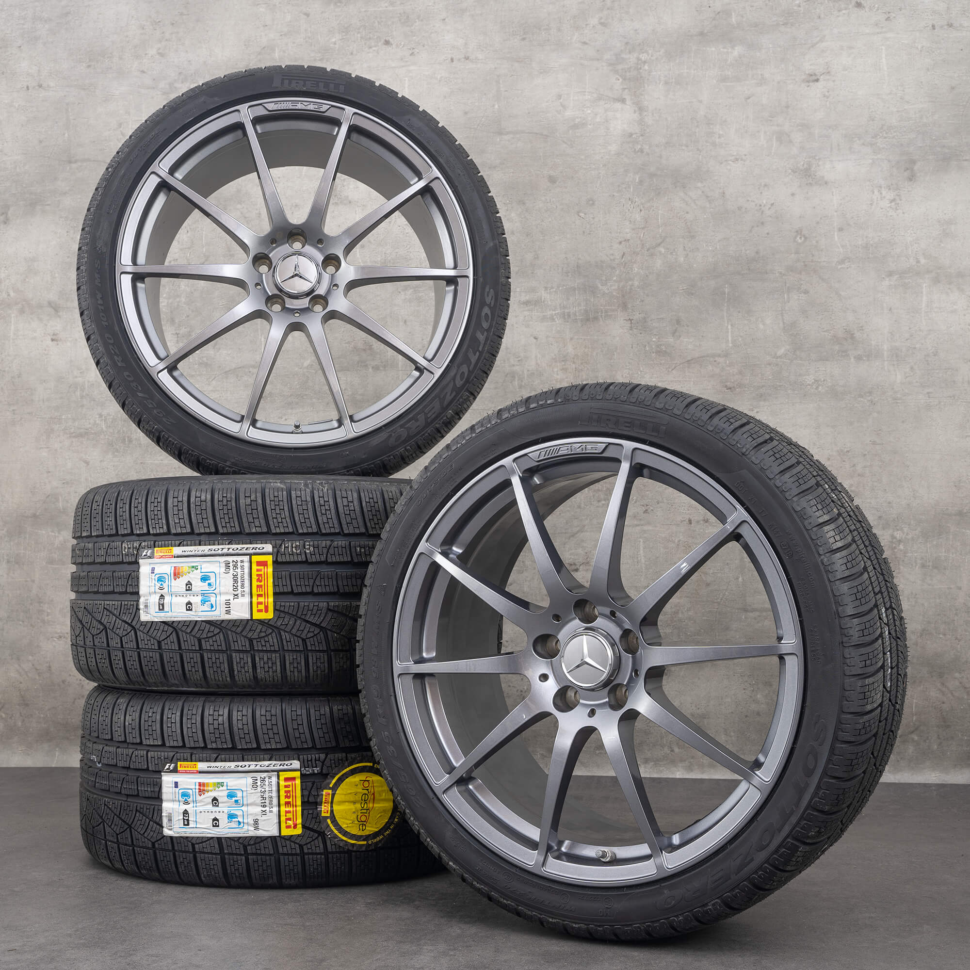 Mercedes Benz 19 20 inch rims AMG GT alloy rims winter wheels winter tires