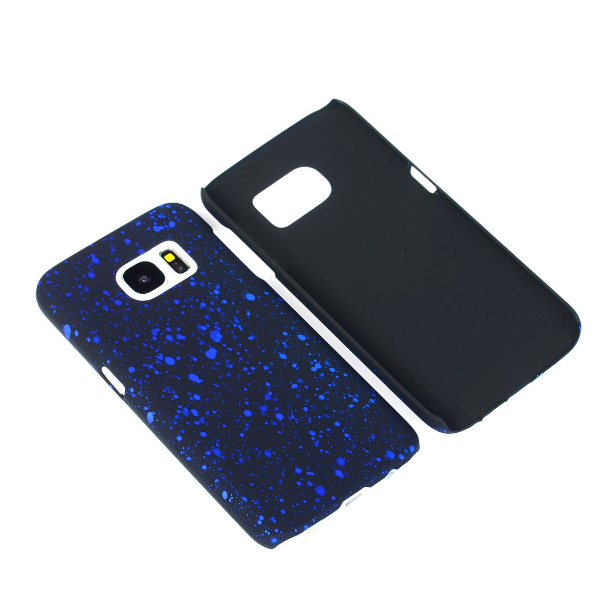 Handy Hülle Schutz Case Bumper Schale für Samsung Galaxy S7 3D Sterne ...