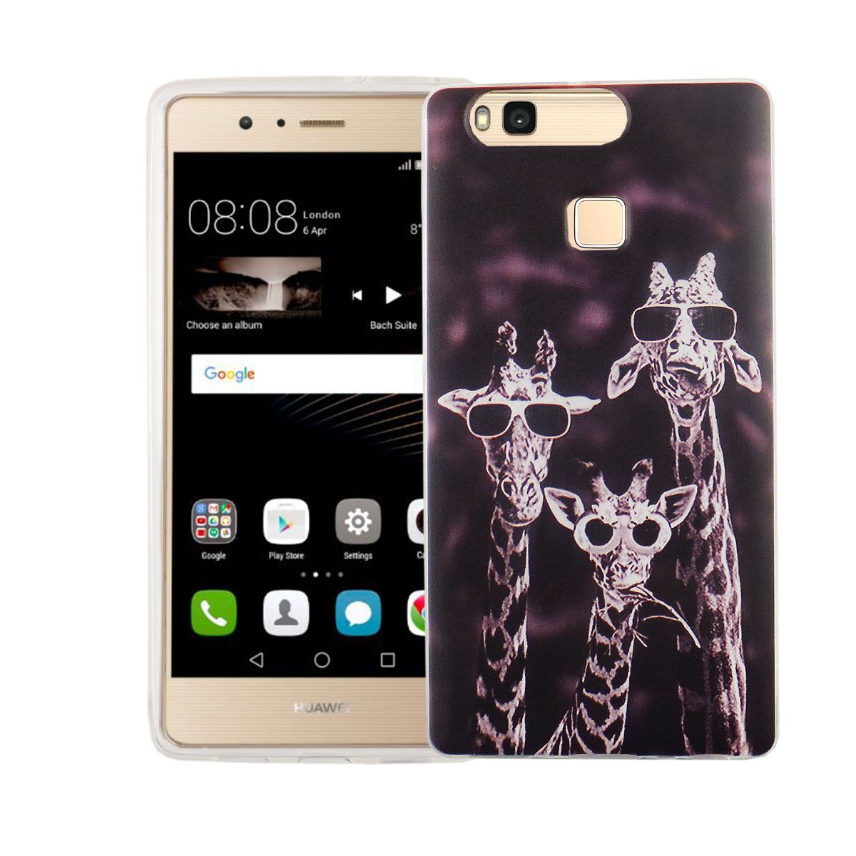 Handy Hülle für Huawei P9 Lite Cover Case Schutz Tasche Motiv Slim ...