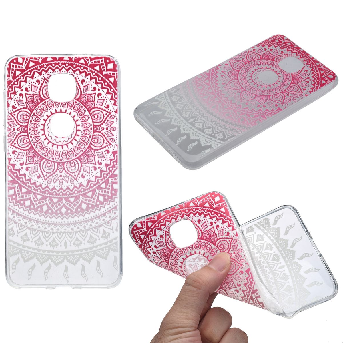 Henna Cover für LeEco Le Pro 3 Case Schutz Hülle Silikon Sonne Pink ...