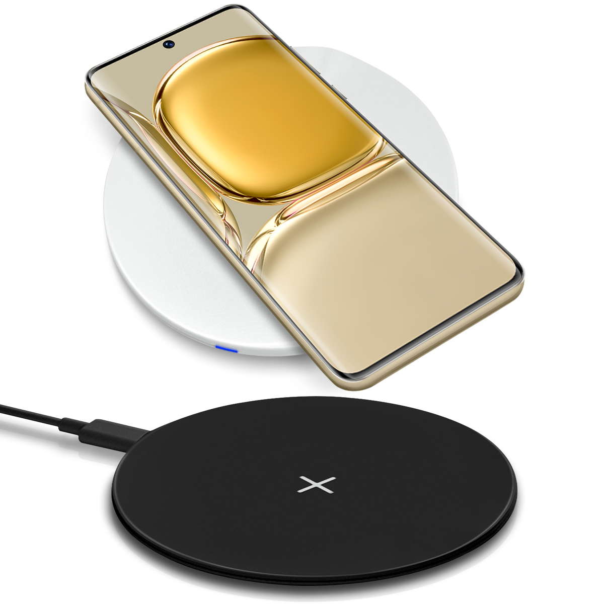 Qi Wireless Charger 15W Huawei P50 Pro / Plus Schnell Ladegerät ...