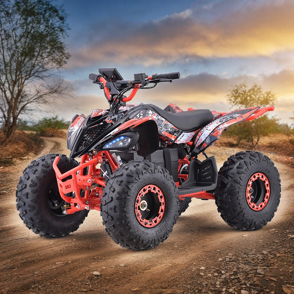 Kinderquad Elektrisch 48V - 800W - Brushless Motor + Differential ...