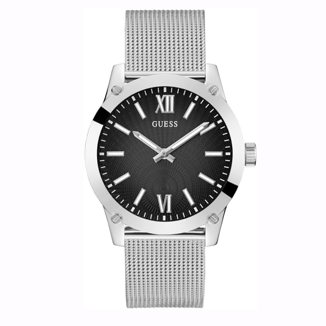 Herren Armbanduhr Crescent silber, schwarz | Watchroom24