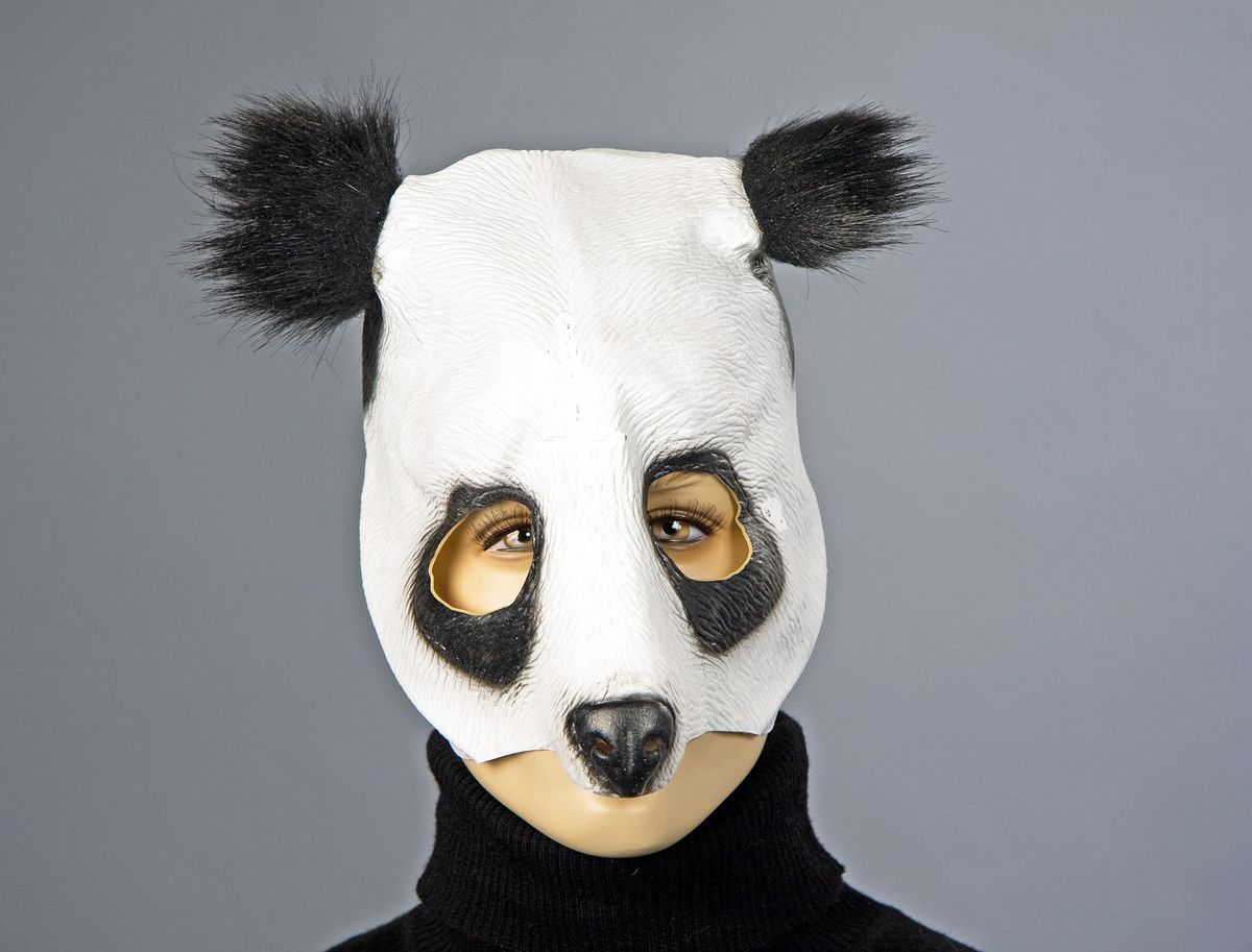 Panda Maske | Festartikel Hirschfeld