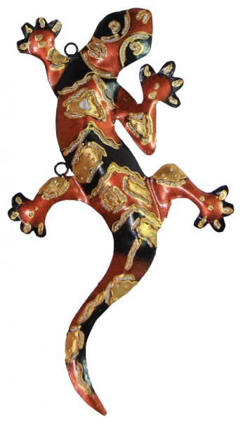 Deko-Gekko aus Metall, 3 Größen erhältlich | vendo-direkt.de