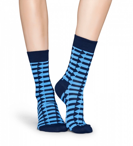 Happy Socks - Socken - Direction Sock, Pfeile, Richtung - blau - DIR01 ...