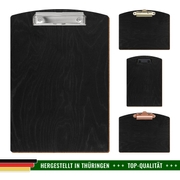 [Paket] Bütic Holz Klemmbrett Segmentform - Anthrazit - für A3 A4 A5 A6 | Bütic GmbH