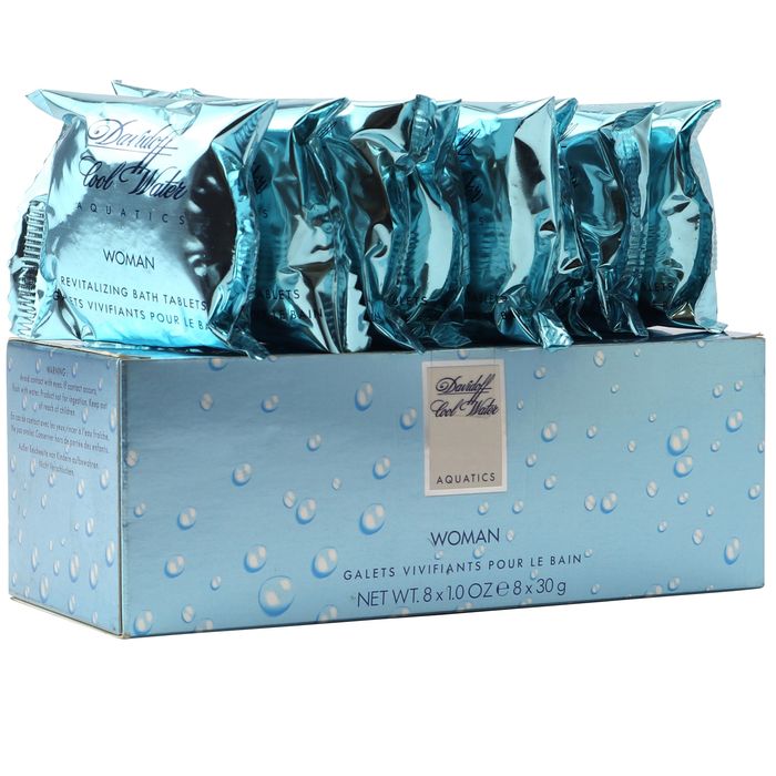 Davidoff Cool Water Woman 240g Badetabletten Bath Tablets | Duftwelt ...