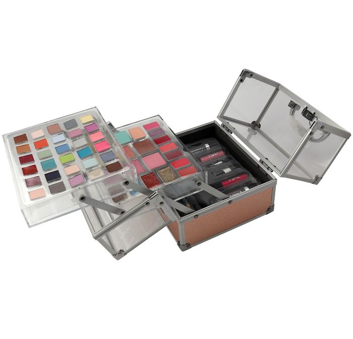 Schminkkoffer 62 tlg. Set Koffer Luminous Make up Rouge Lidschatten ...