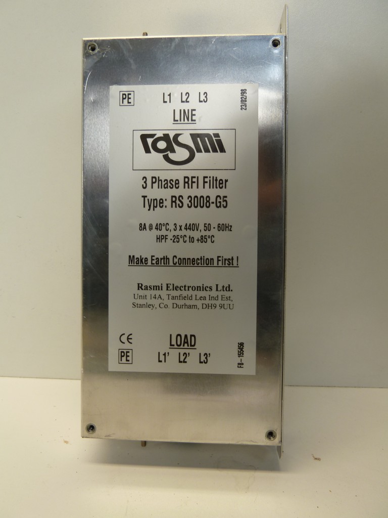 Rasmi RS 3008-G5 3 Phase RFI Filter 8A Netzfilter | Komplett Konzept