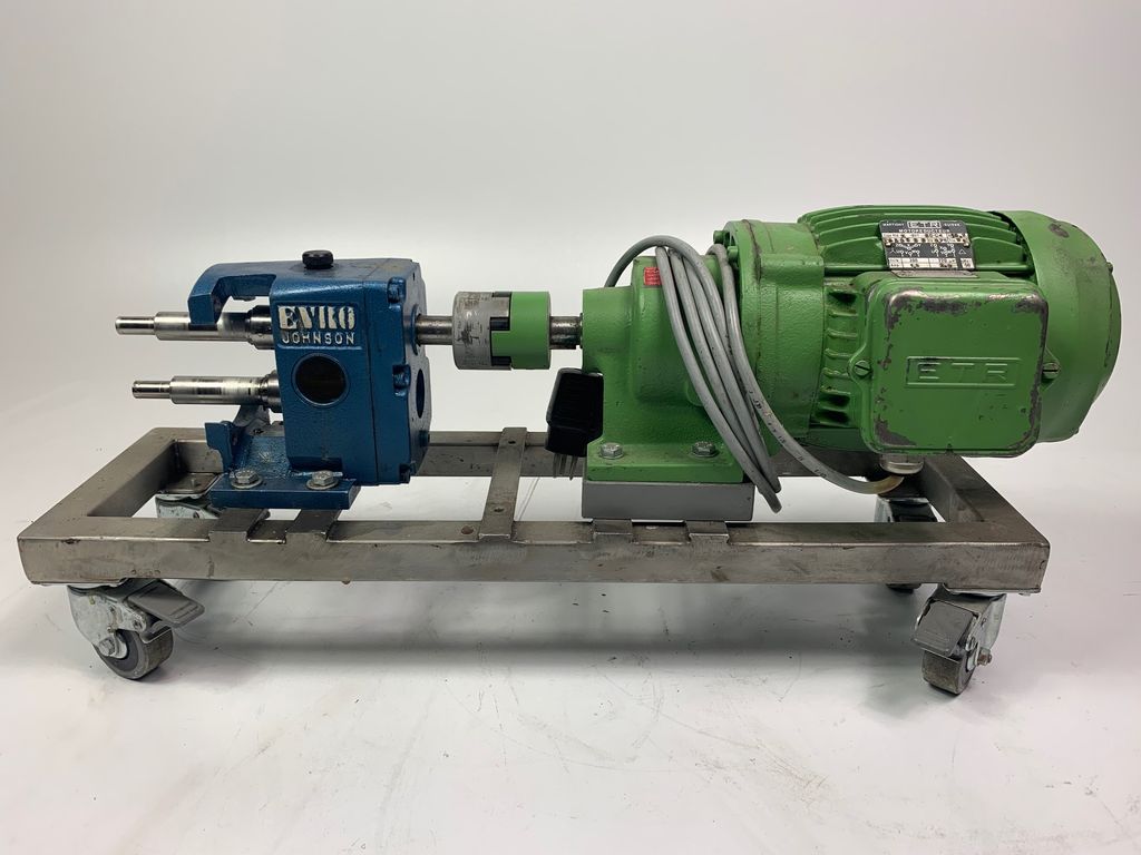 Martigny ETR Suisse R1dX MVT 80C4 Motor Getriebemotor mit Johnson Pumpe ...