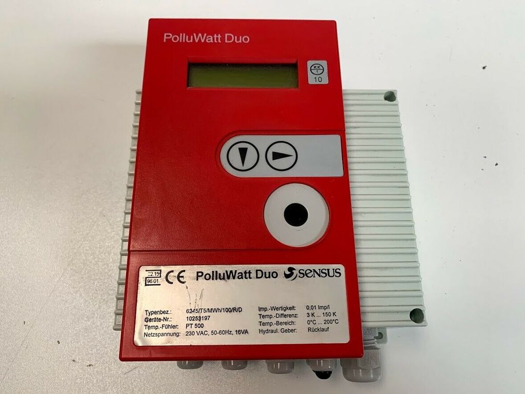 SENSUS Duo PolluWatt 6245/T5/MWh/100/R/D Wärmemengenzähler | Komplett ...