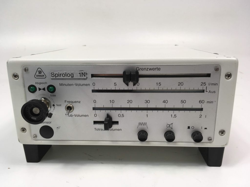 Dräger Spirolog 1N Atemvolumenmessung Druckmessung | Komplett Konzept