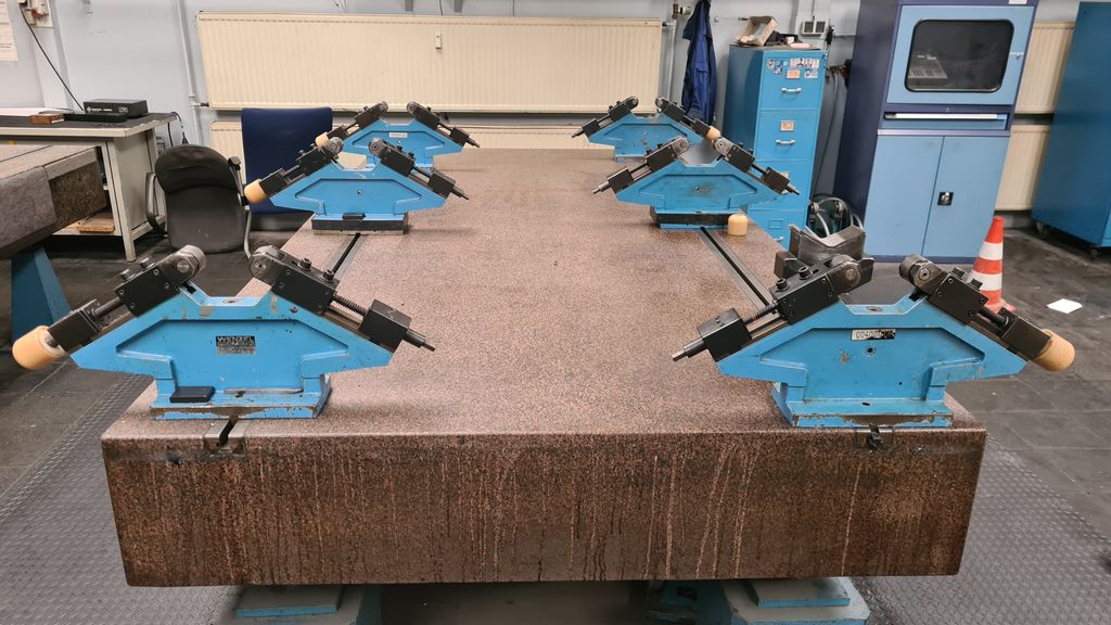 Thyssen Messplatte aus Hartgestein 3000 x 1500 mm Kontrollplatte ...