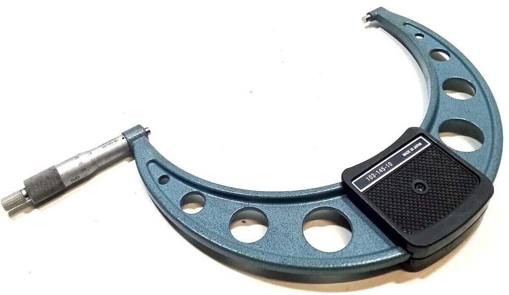 Mitutoyo 103-145-10 Bügelmessschraube 200-225 mm Ablesung: 0,01 mm Meßschraube | Komplett Konzept