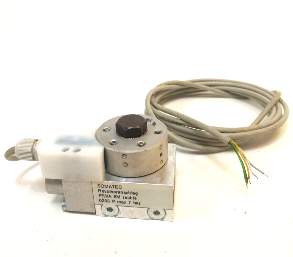 Somatec 0203 Revolveranschlag Sensor PRVA 6M rechts Pmax 7 bar ...