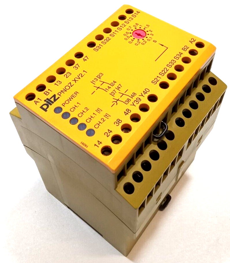 Pilz Pnoz XV2.1 774526 Sicherheitsrelais 230V AC 24V DC Relais ...