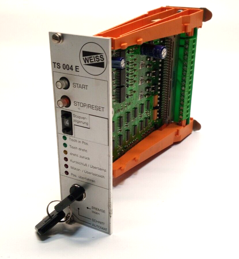 WEISS Rundtischsteuerung TS004E 24VDC 2007/0099 inkl. 2 Schlüssel ...