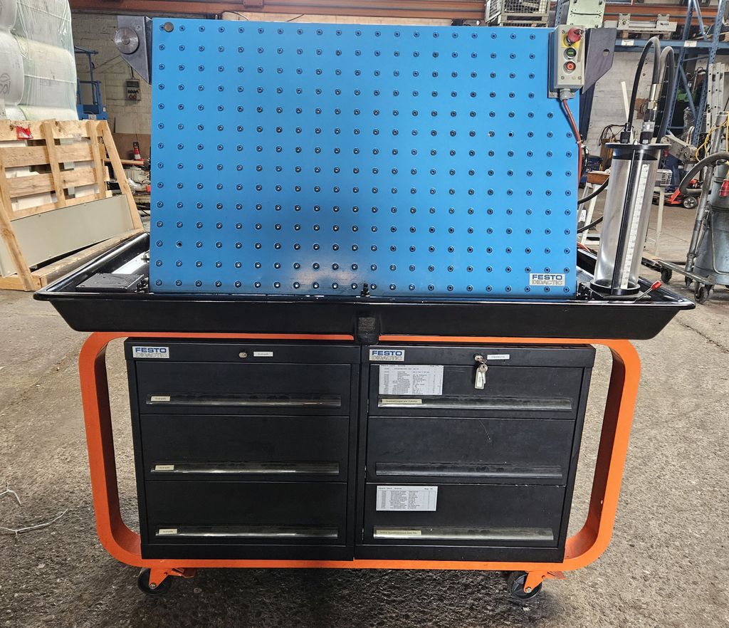 Festo Didactic mobiles Pneumatikboard Trainingsstation Lernsystem ...