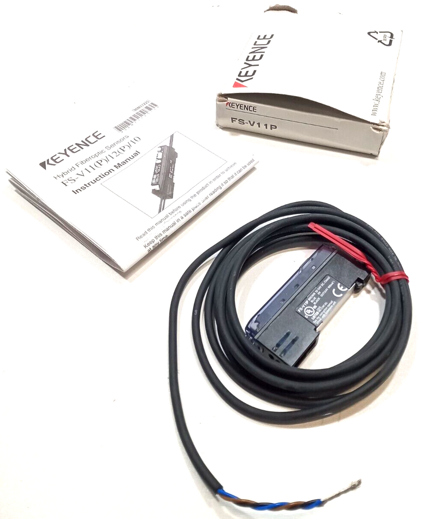 Keyence FS-V11P Dual Digital Fiber Sensor, FSV11P Digital Faser Sensor ...