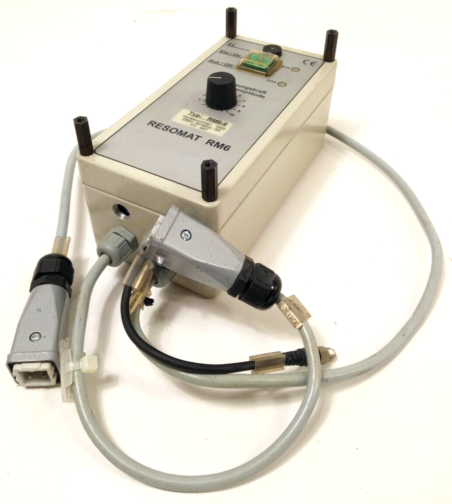 RESOMAT RM6-6 Schwingungskraft, Vibrationsamplitude, Amplitude RM66 ...