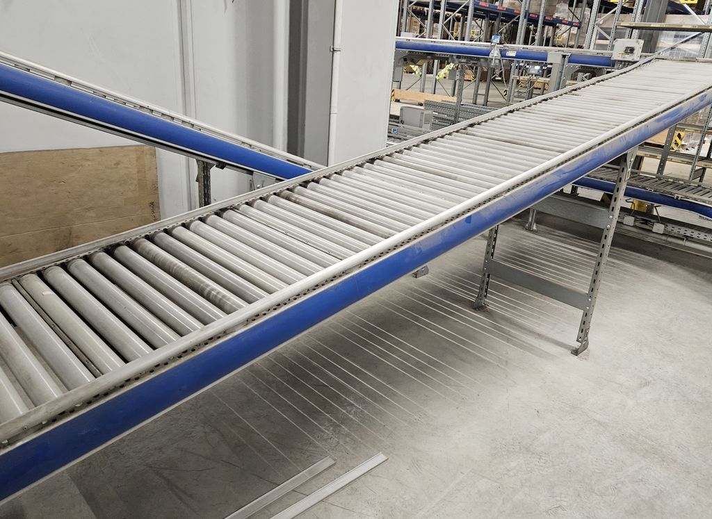 SSI Schäfer Rollenbahn 4800 x 600 mm Schwerkraftrollenbahn ...