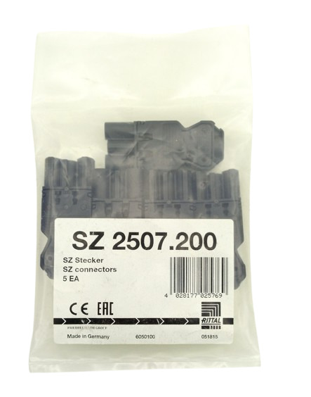 2x Rittal SZ 2507.200 Stecker Connectors Verbindungselemente | Komplett ...