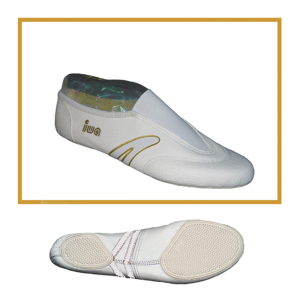 »IWA-508« Trampolinschuhe / Kunstturnschuhe / Gymnastikschuhe, weiss ...
