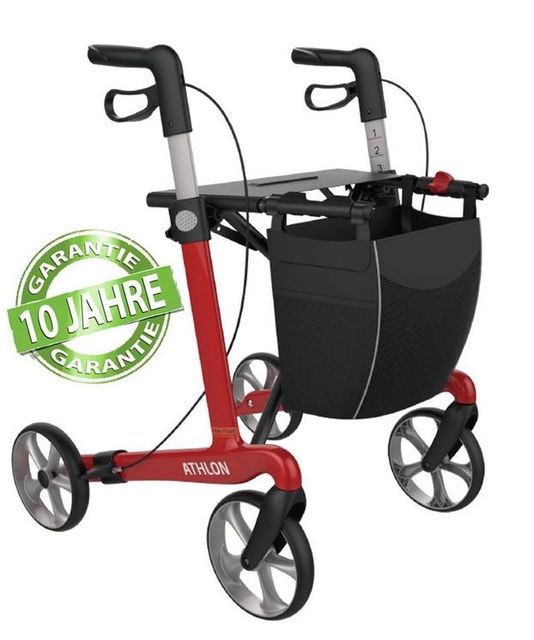 Rollator Athlon Premium Carbon-Rollator Large, Ferrari Rot mit ...