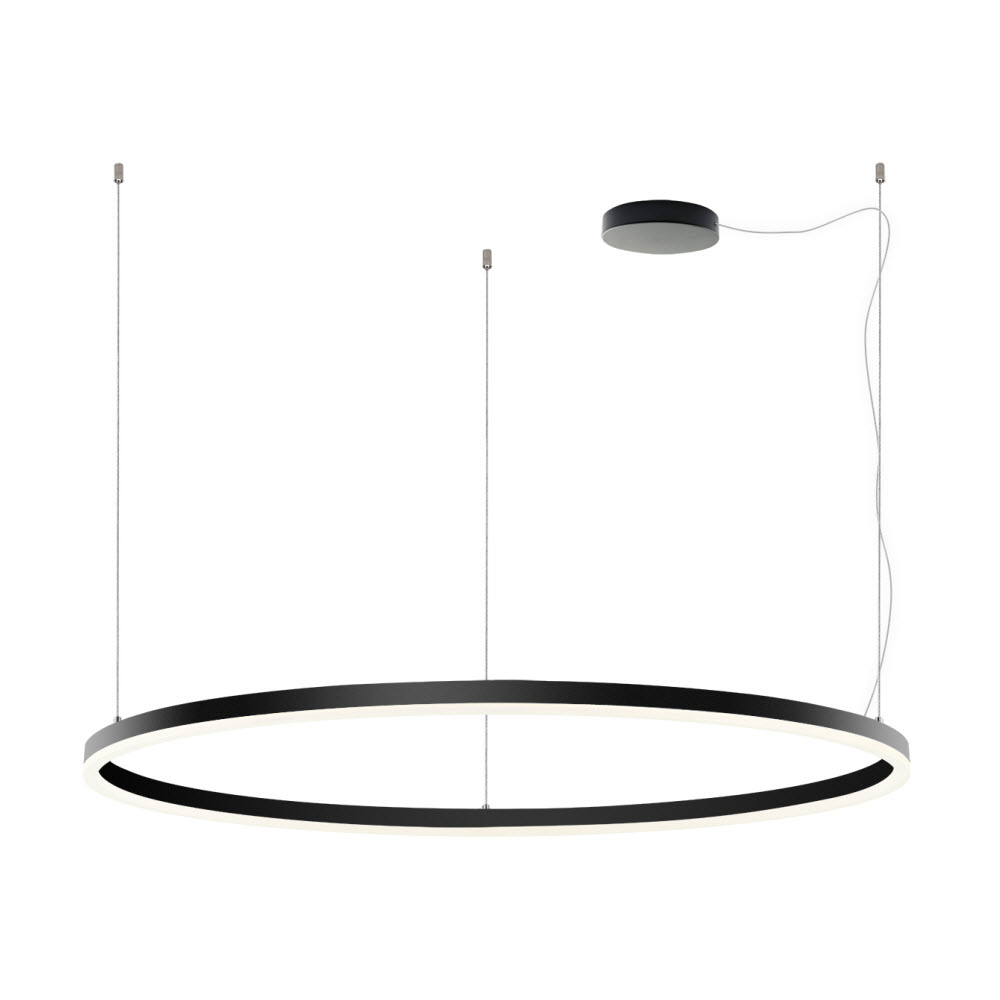 SANlicht Pendelleuchte CIRCLE 120 P-Z Ø1'200mm 100W 8'900lm 2CCT Alu ...