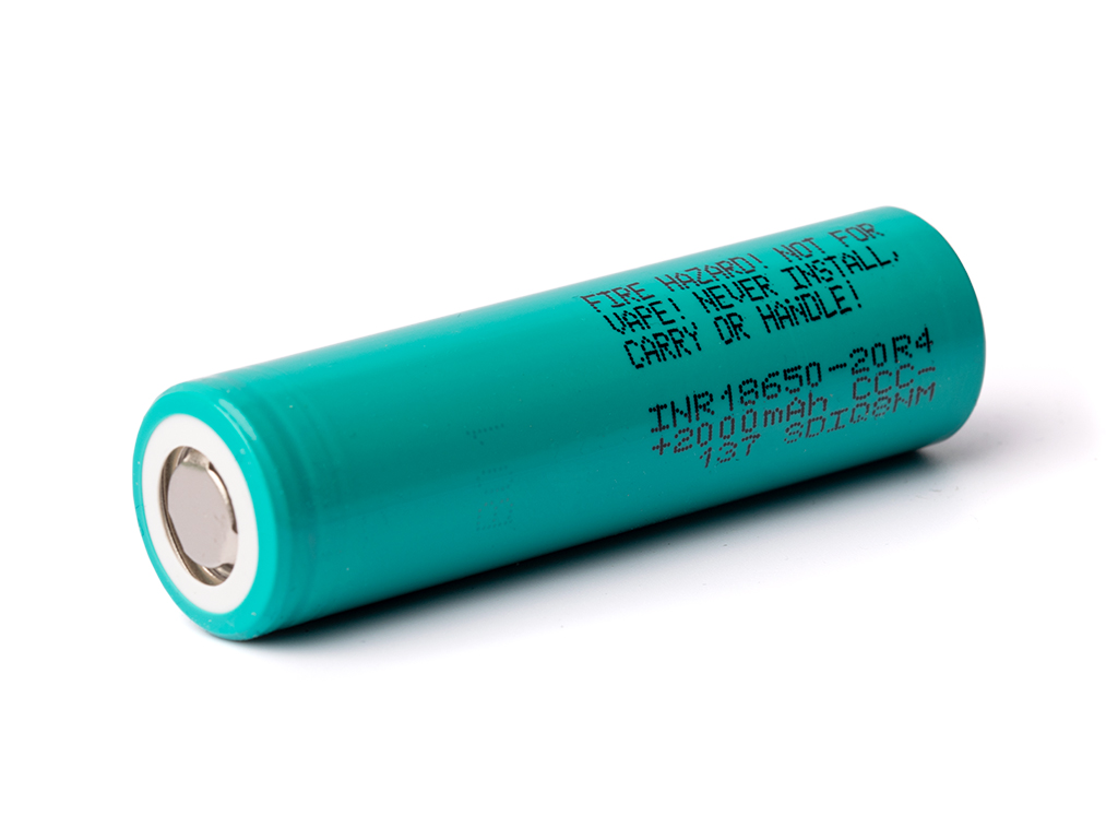 Samsung INR18650-20R 2000mAh 3.6V - 3.7V 22A 18650 Li-Ion high-current ...