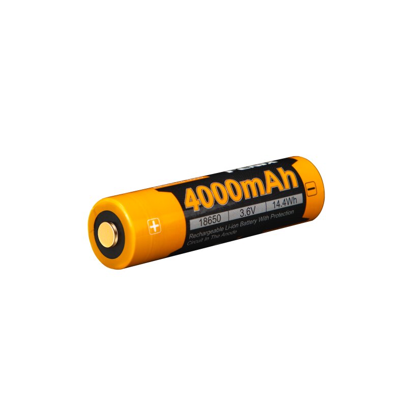 Fenix 18650 Li-Ion battery 4000mAh, 3.6V - 3.7V ARB-L18-4000 (positive ...