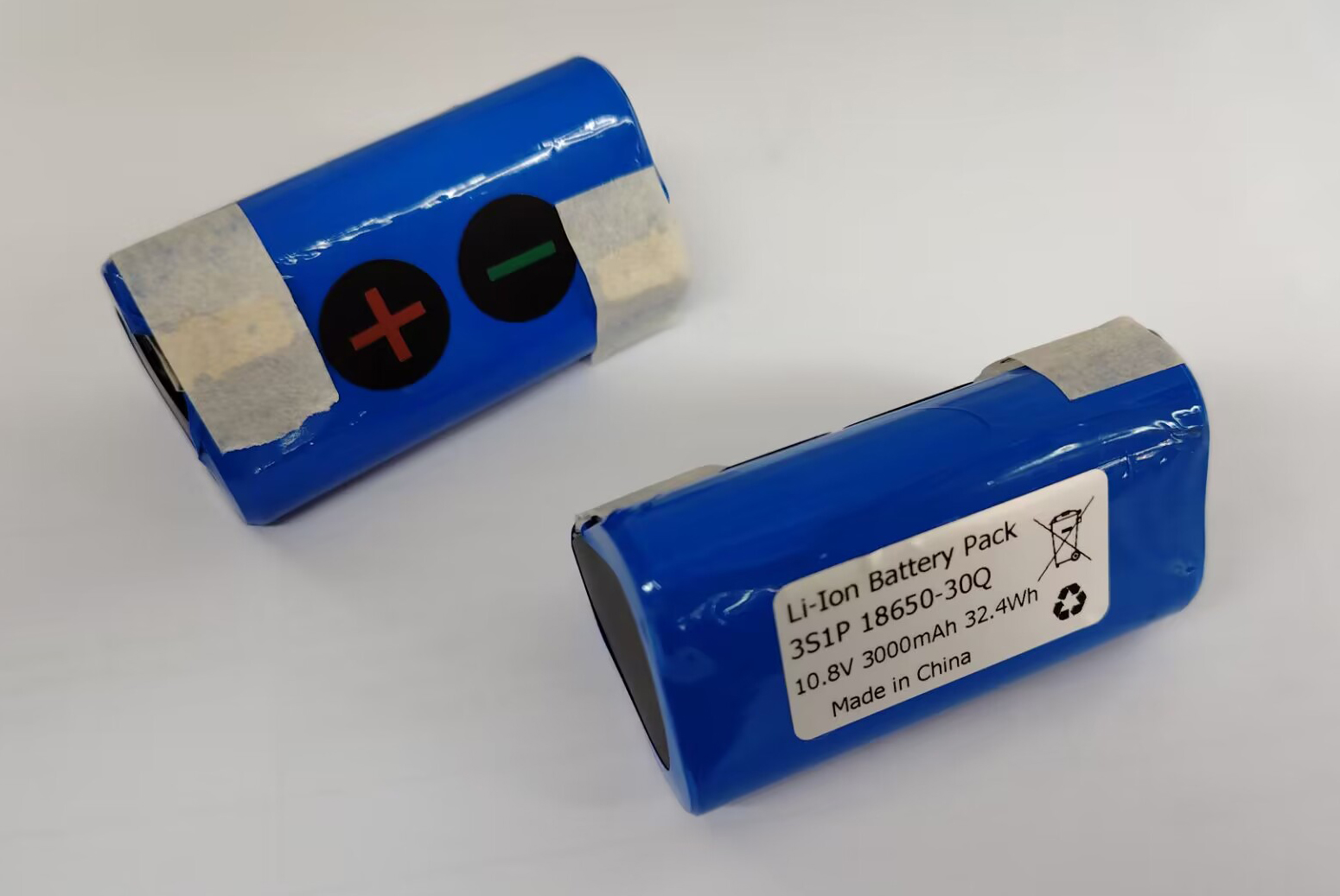 Keeppower 3S1P 18650 3000mAh High Power 10,8V Li-Ion Battery Bosch ...