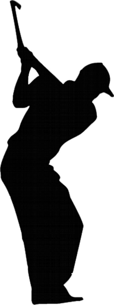 Sticker Outline Golf Player | carstyling XXL