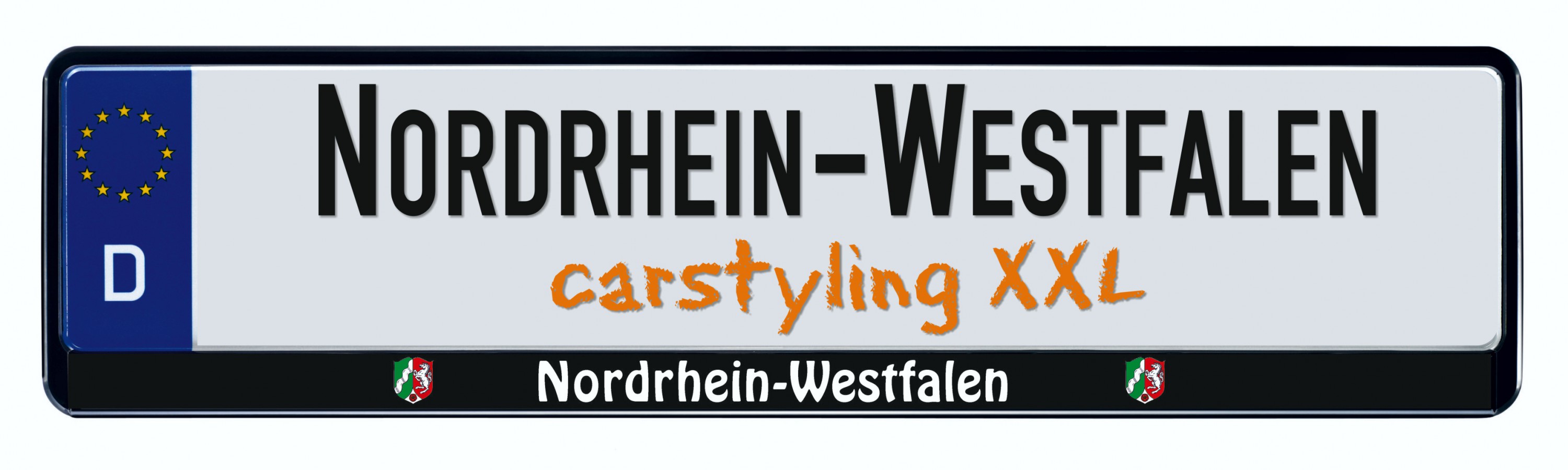 Design Kennzeichenrahmen Bundesland Nordrhein Westfalen 1 Stück ...