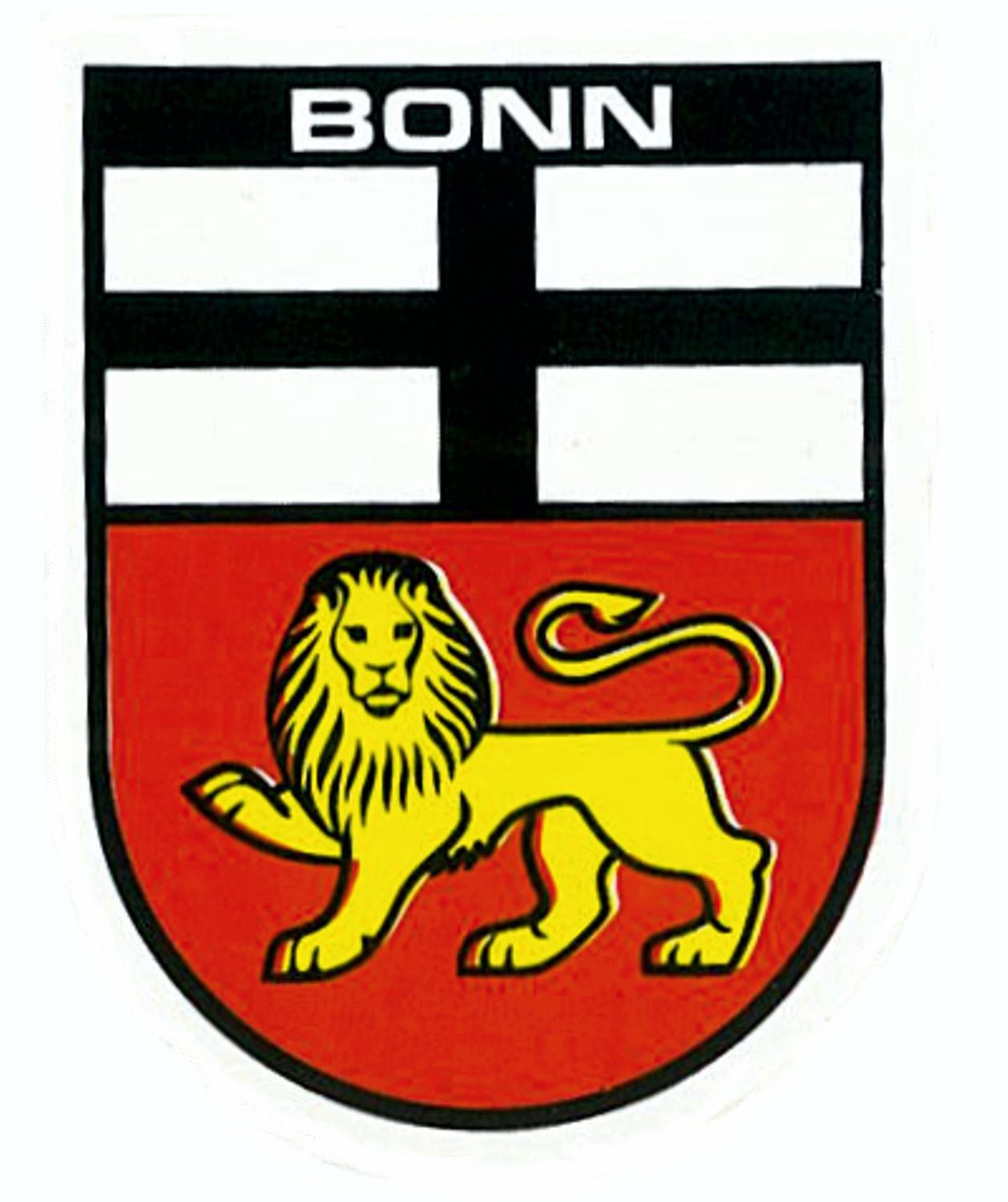 Aufkleber Wappen Bonn 60 x 45 mm ~~~~~ schneller Versand innerhalb 24 ...