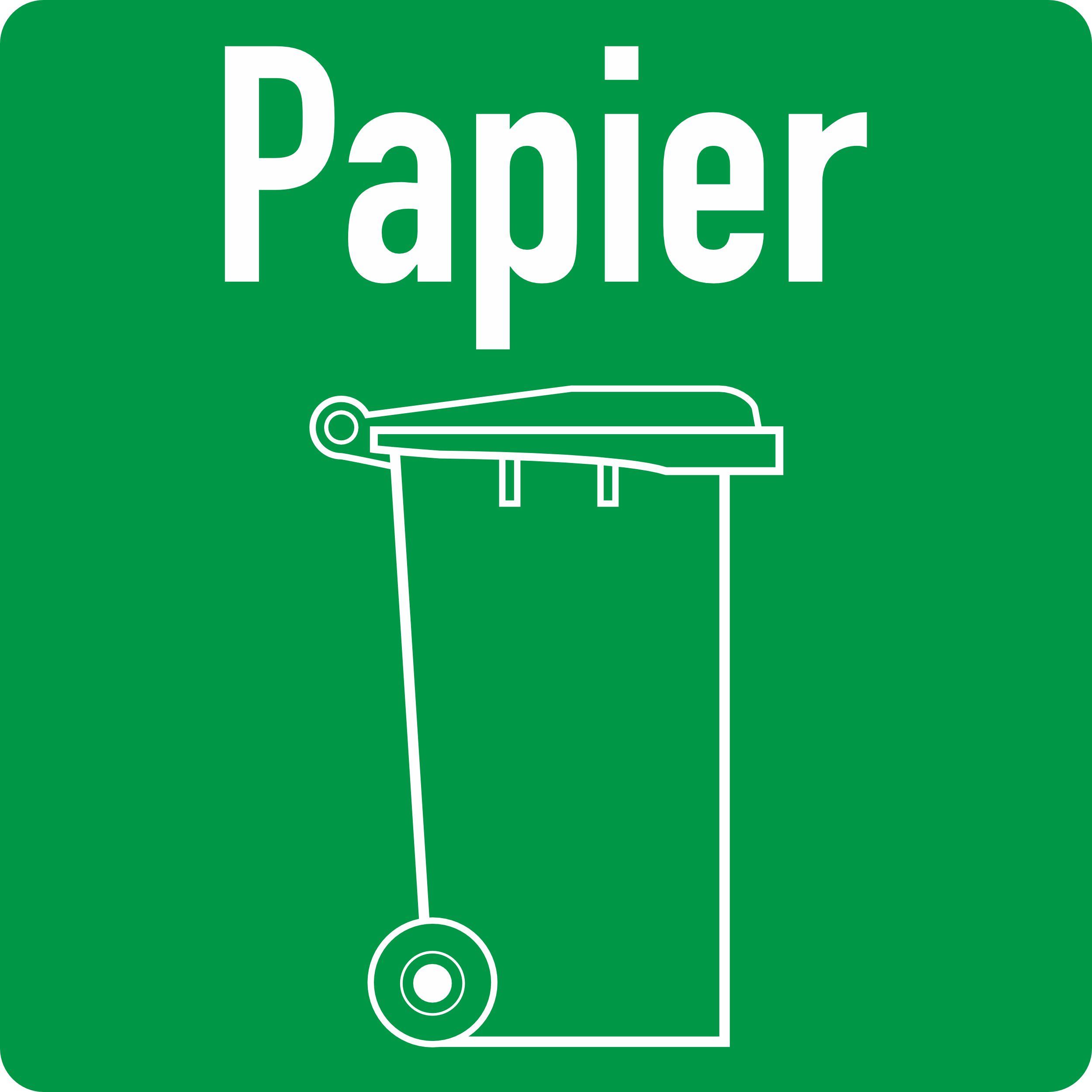 Aufkleber "Papier" 125 x 125 mm ~~~~~ schneller Versand innerhalb 24 ...