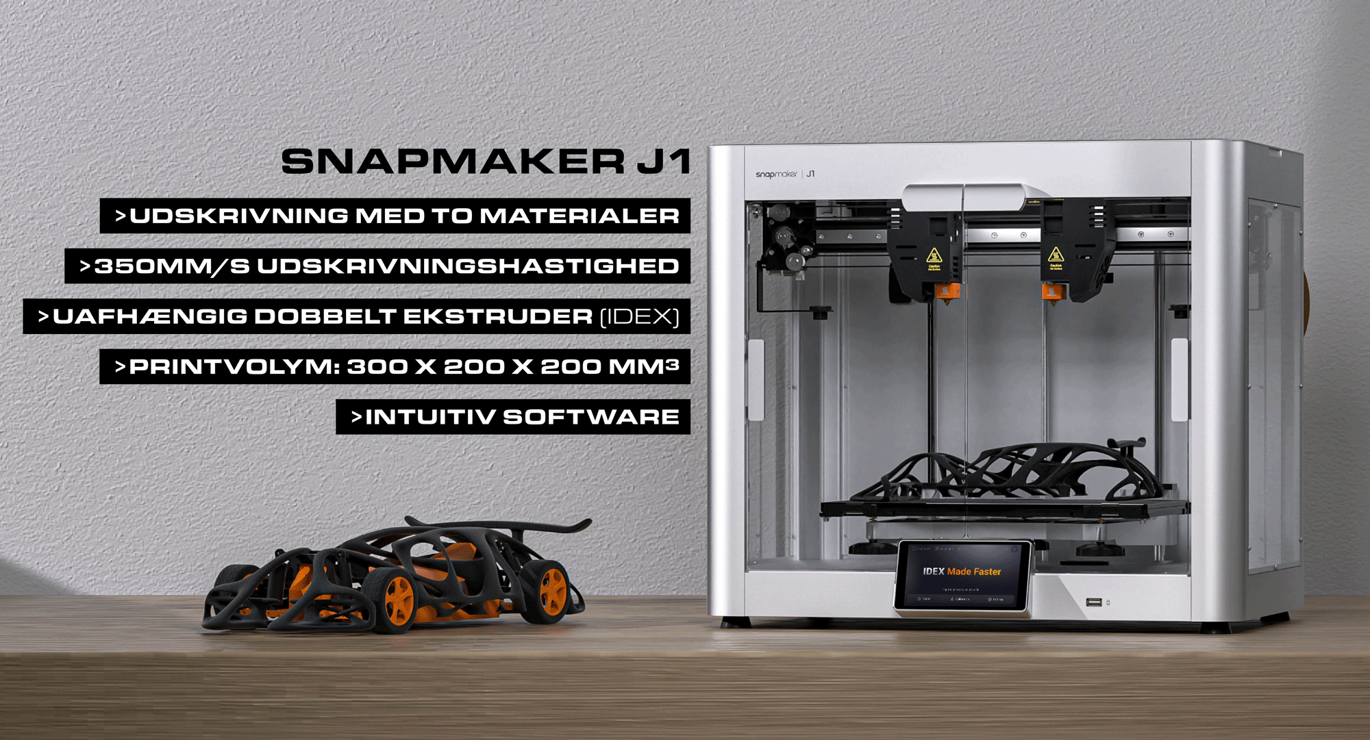 3D-printer til en god pris og tilbehør | 3D Prima