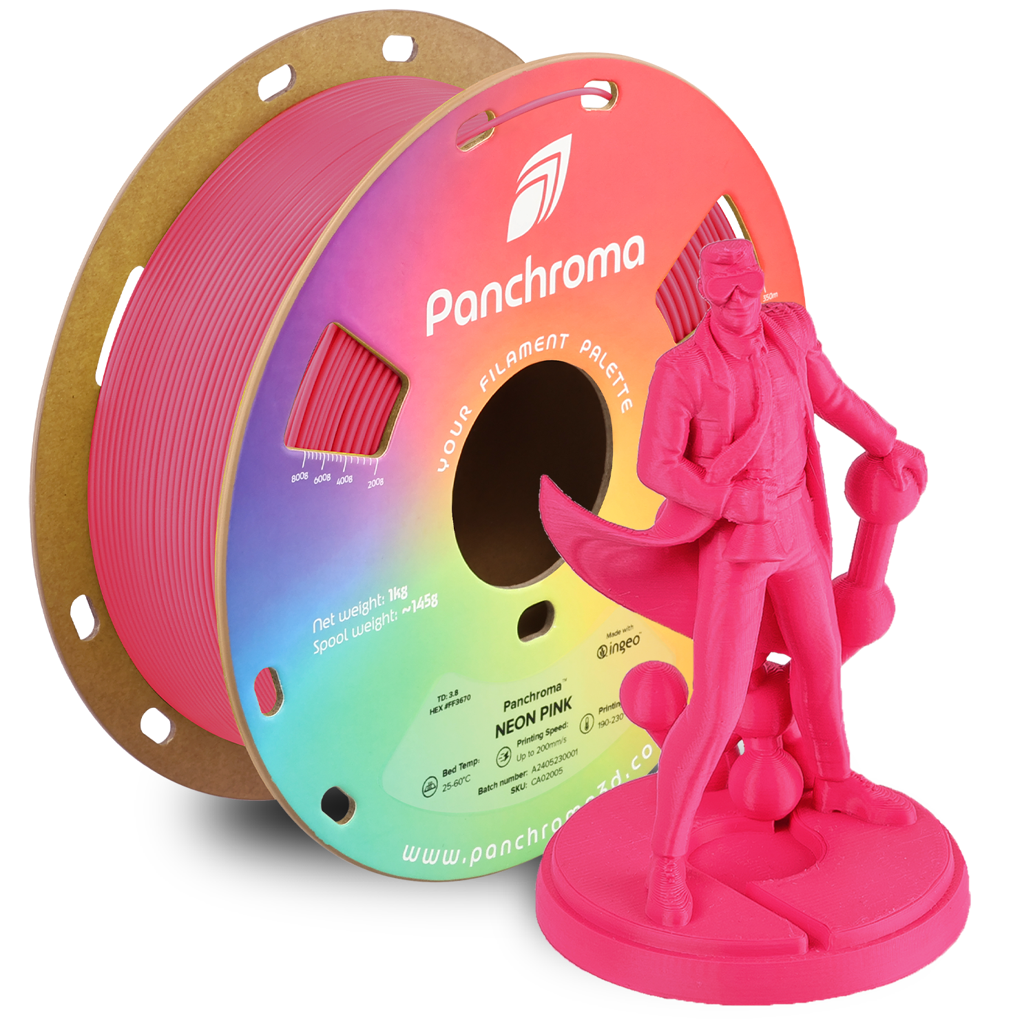 Panchroma™ PLA Neon | 3D Prima - 3D-Printers and filaments