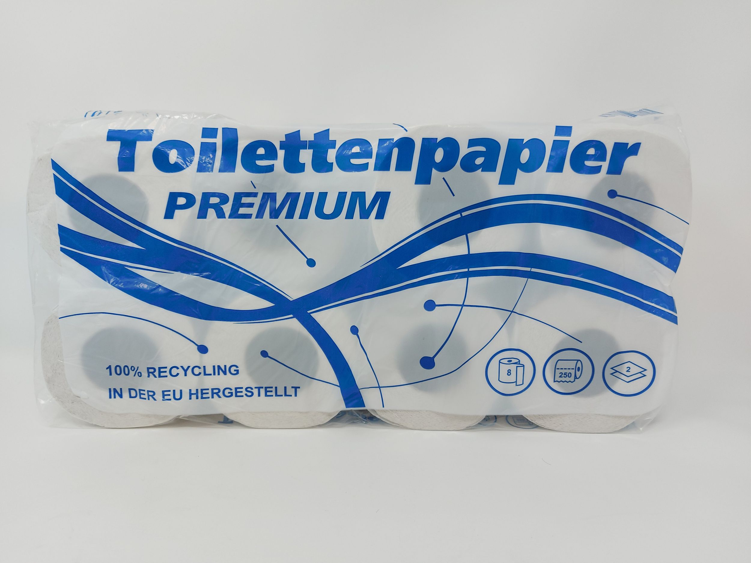 Toilettenpapier 2-lagig, weiß (RC) 250Blatt 64 Rollen kaufen | Hygeny