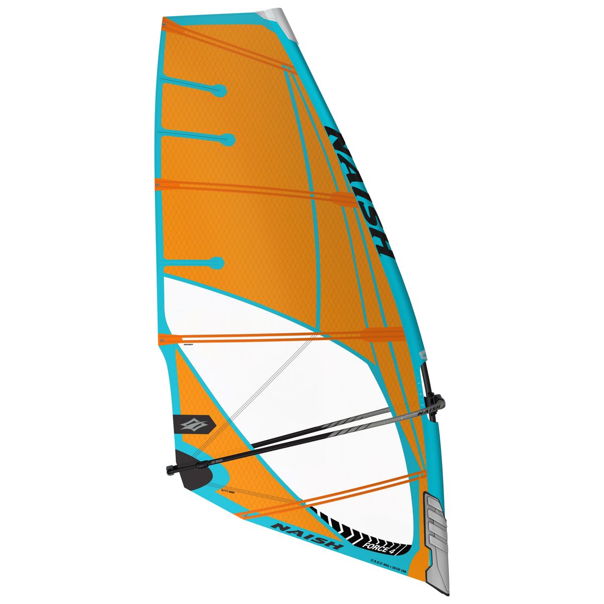 Naish 2024 Sail Force 4 Orange | FreestyleWorld - Windsurf, SUP, Surf ...