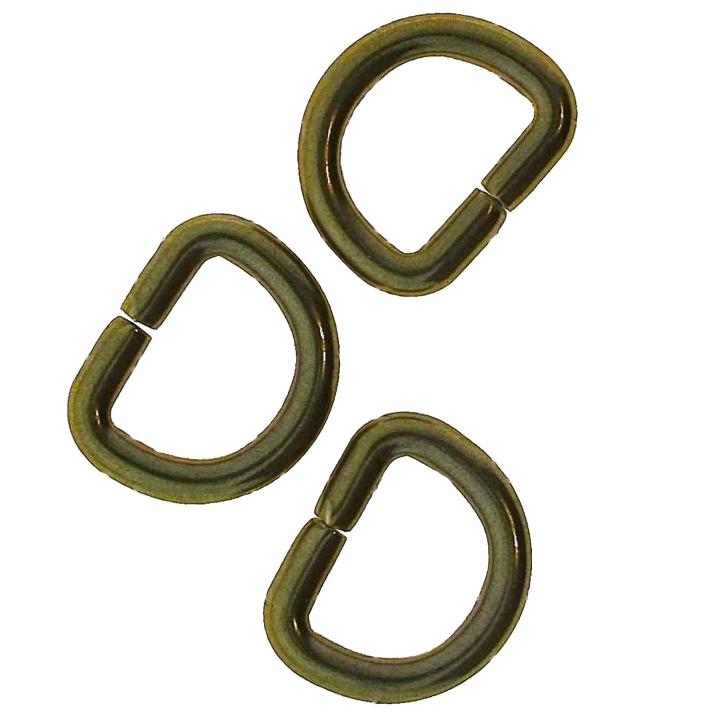 x3 Leathercraft Hardware Strap D Link Fastener for Leather Straps 25mm ...