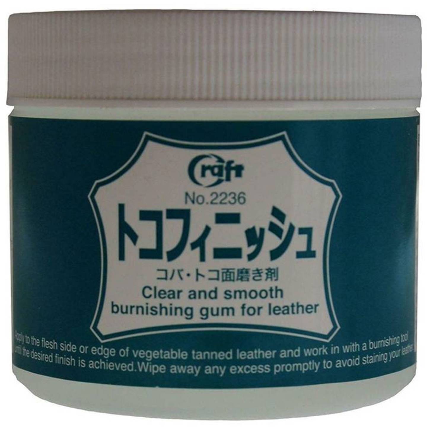 Craft Sha Leathercraft 80ml Water Based Clear Smooth Burnishing Gum ...