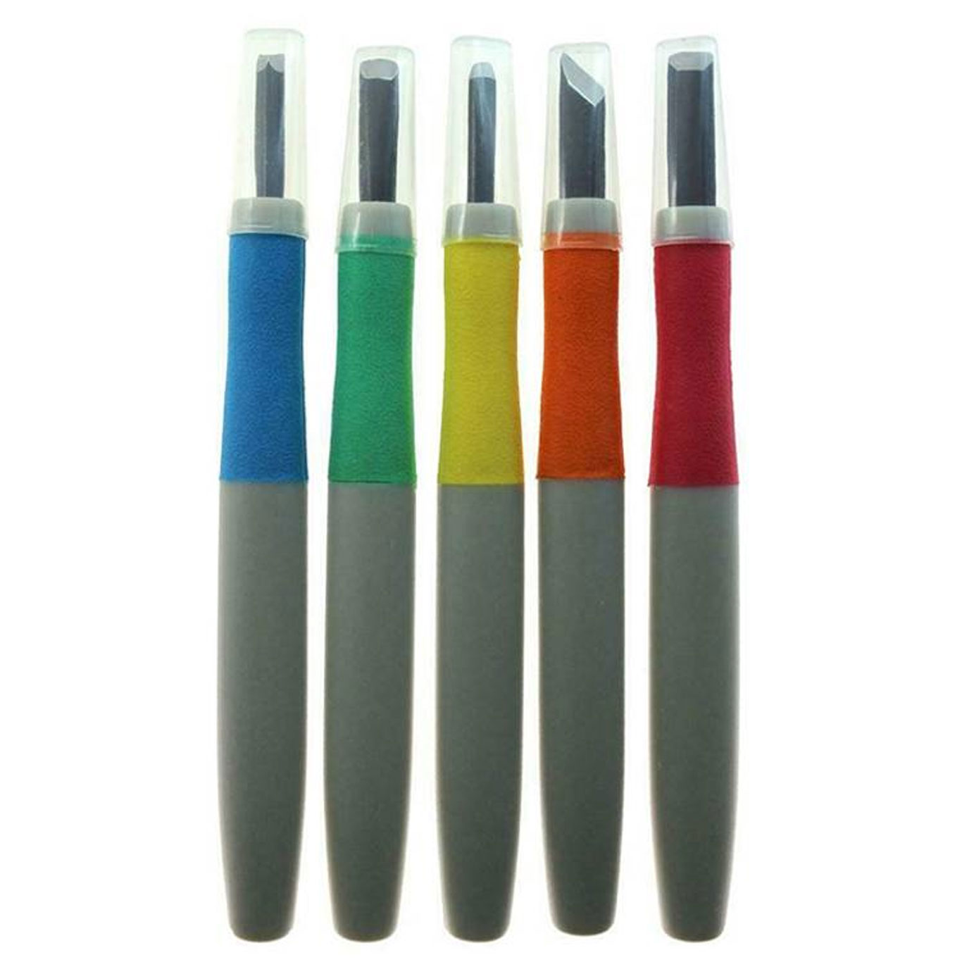 Michihamono 5-Piece Color Coded Basic Wood Carving Tool Kit Japanese ...